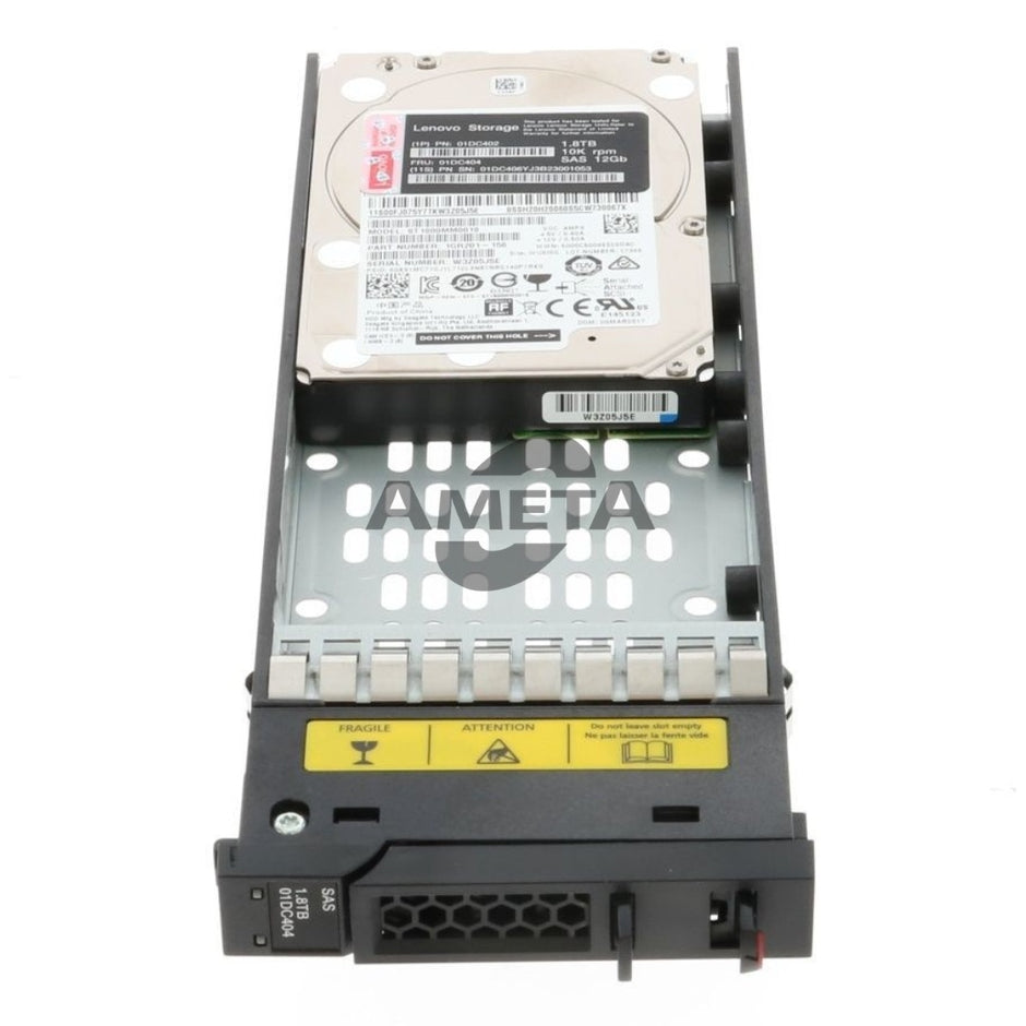 01DC402 / 01DC404 - Lenovo Storage 1.8TB 10K 2.5" SAS HDD